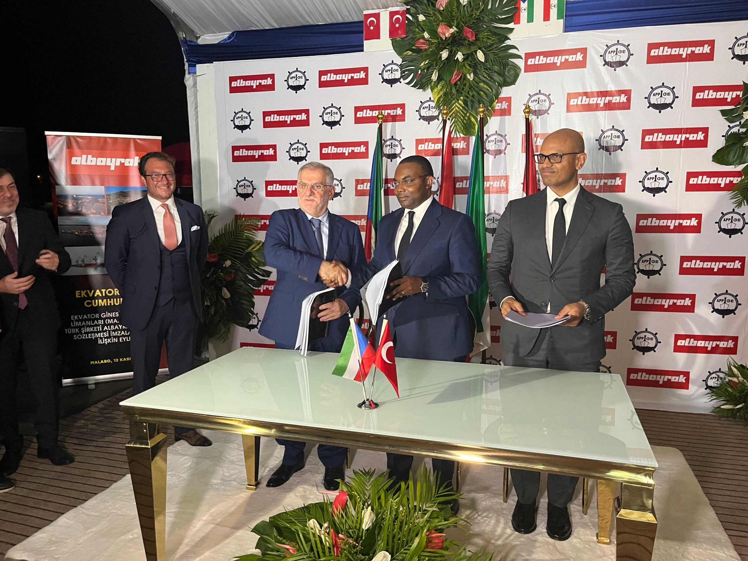 EKVATOR GİNESİ’NİN LİMANLARI ALBAYRAK GRUBU’NA EMANET - Albayrak Grubu